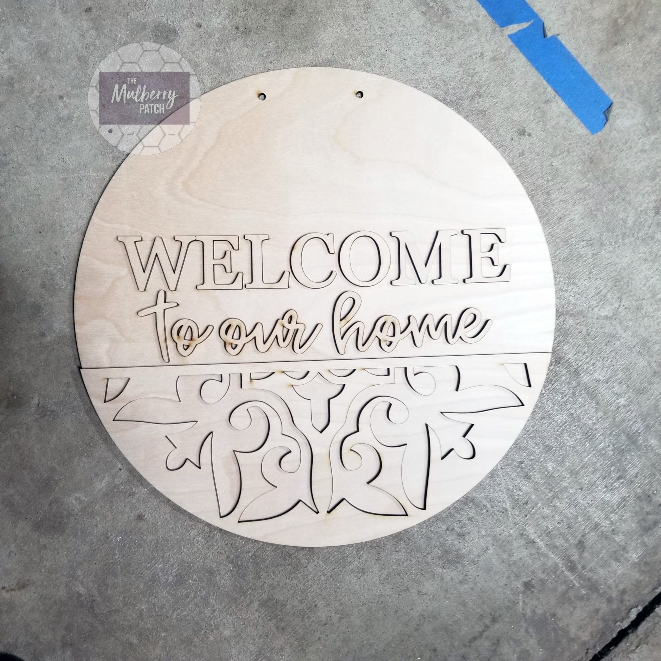 Welcome to Our Home Scroll | The Mulberry Patch