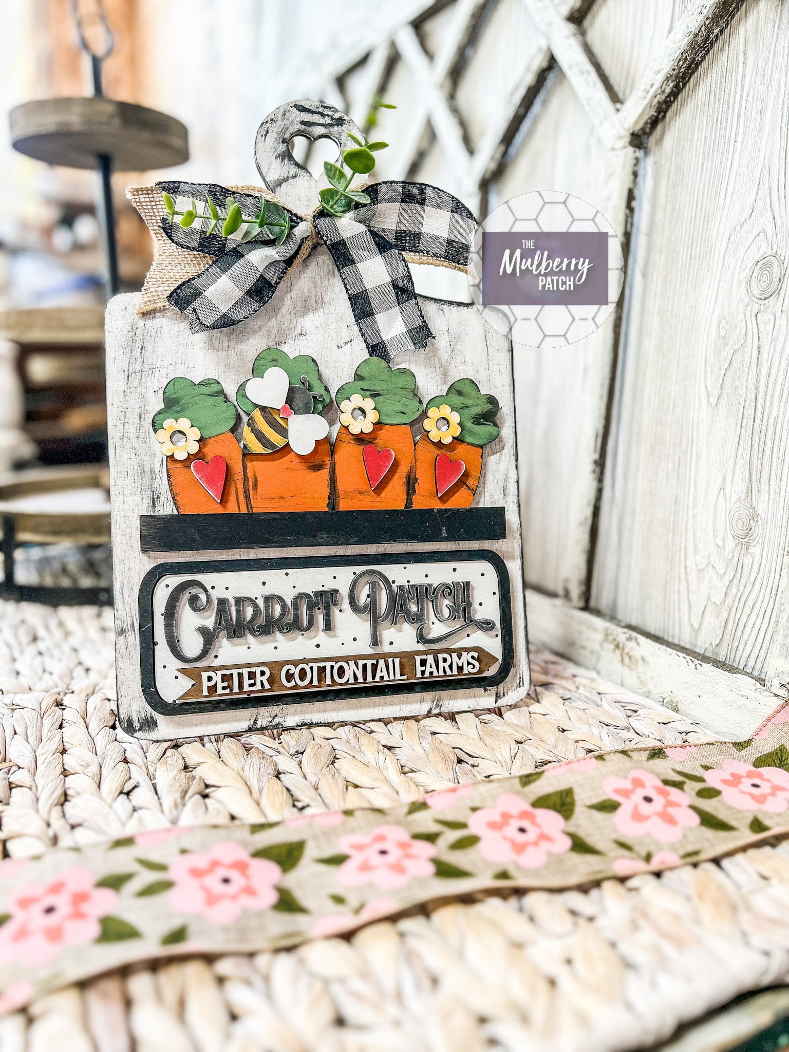 Carrot Patch-- Interchangeable Bread Board Inserts | The Mulberry Patch