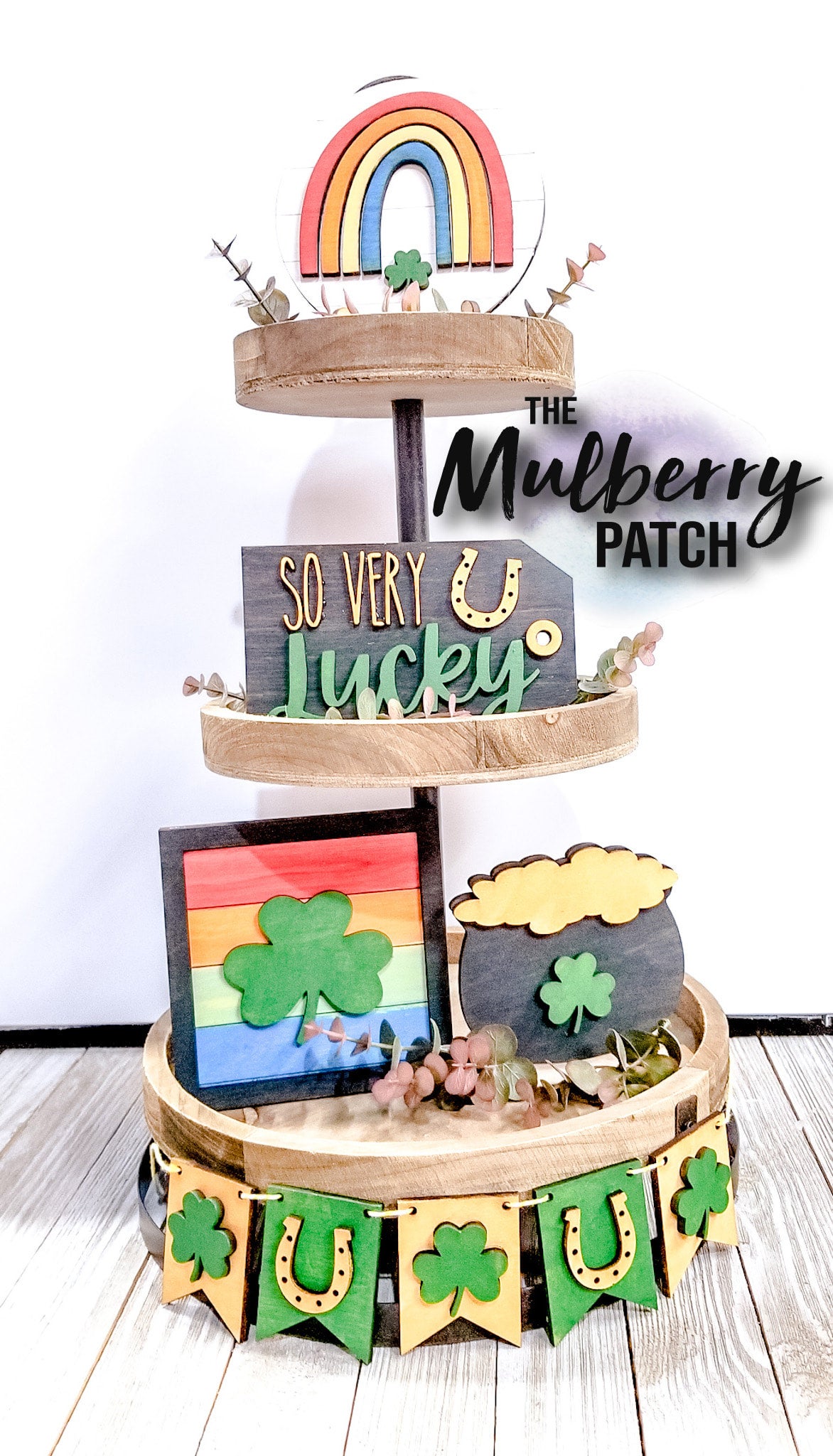 So Very Lucky Tiered Tray | The Mulberry Patch