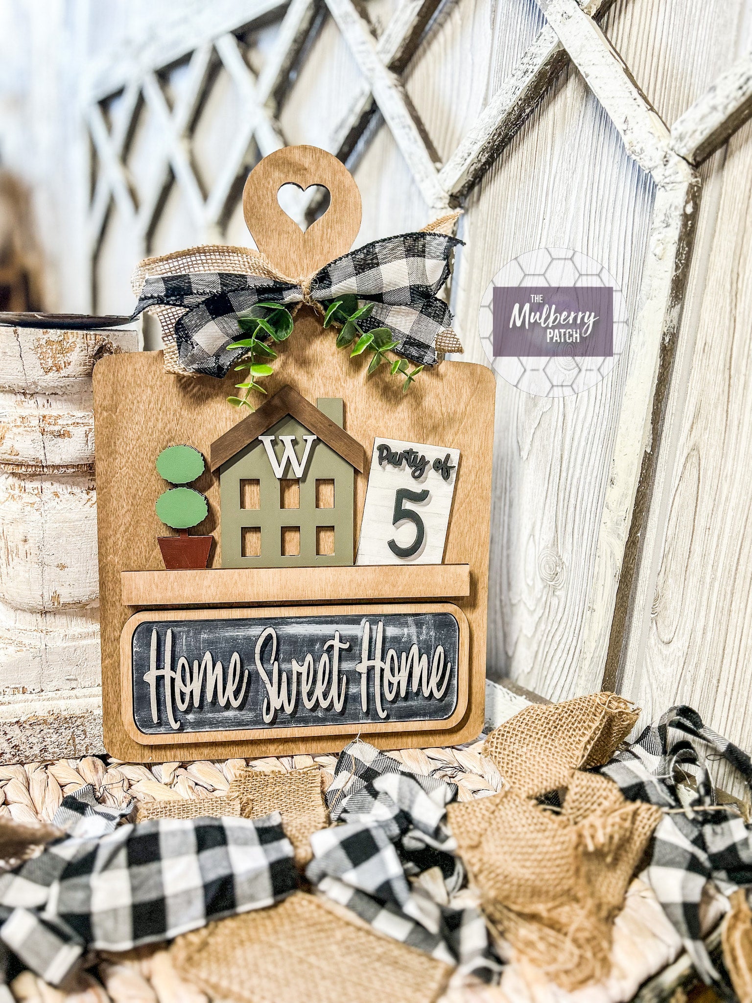 Home Sweet Home-- Interchangeable Bread Board Inserts | The Mulberry Patch
