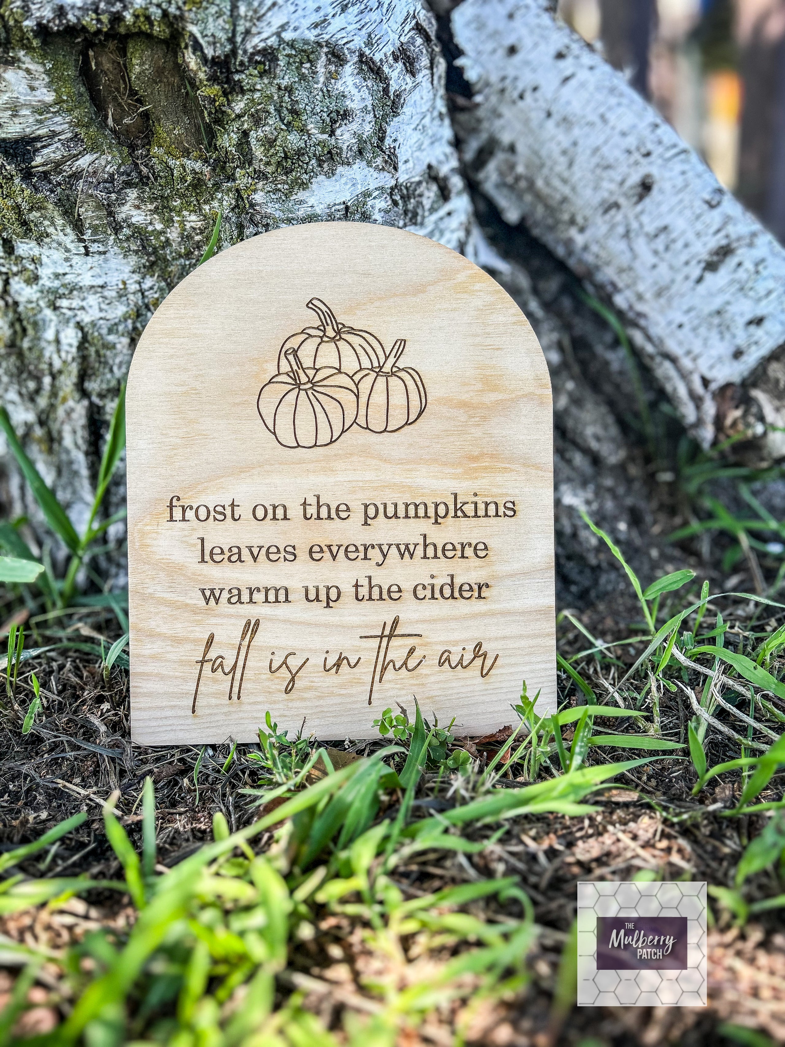 Fall is in the air Arch Sign | The Mulberry Patch
